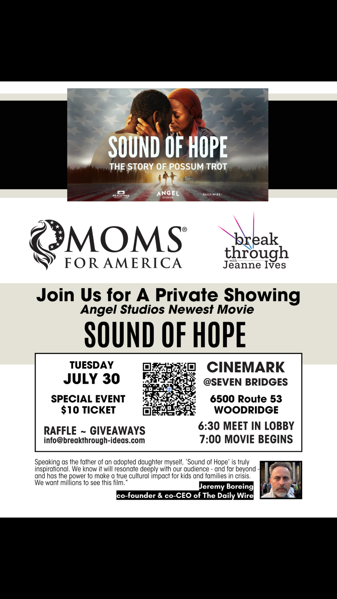 Private Movie Showing of Sound of Hope, The Story of Possum Trot ...